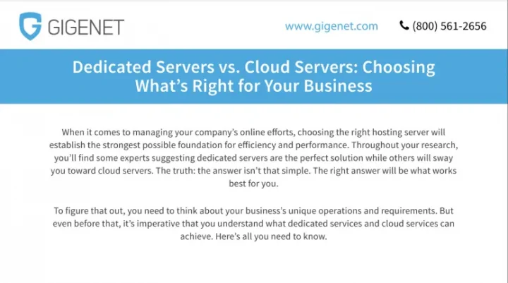 White Papers - GigeNET